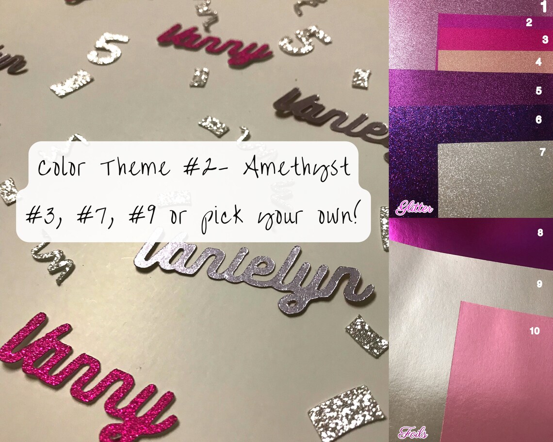 Personalized Birthday Confetti Custom Confetti Personalized | Etsy