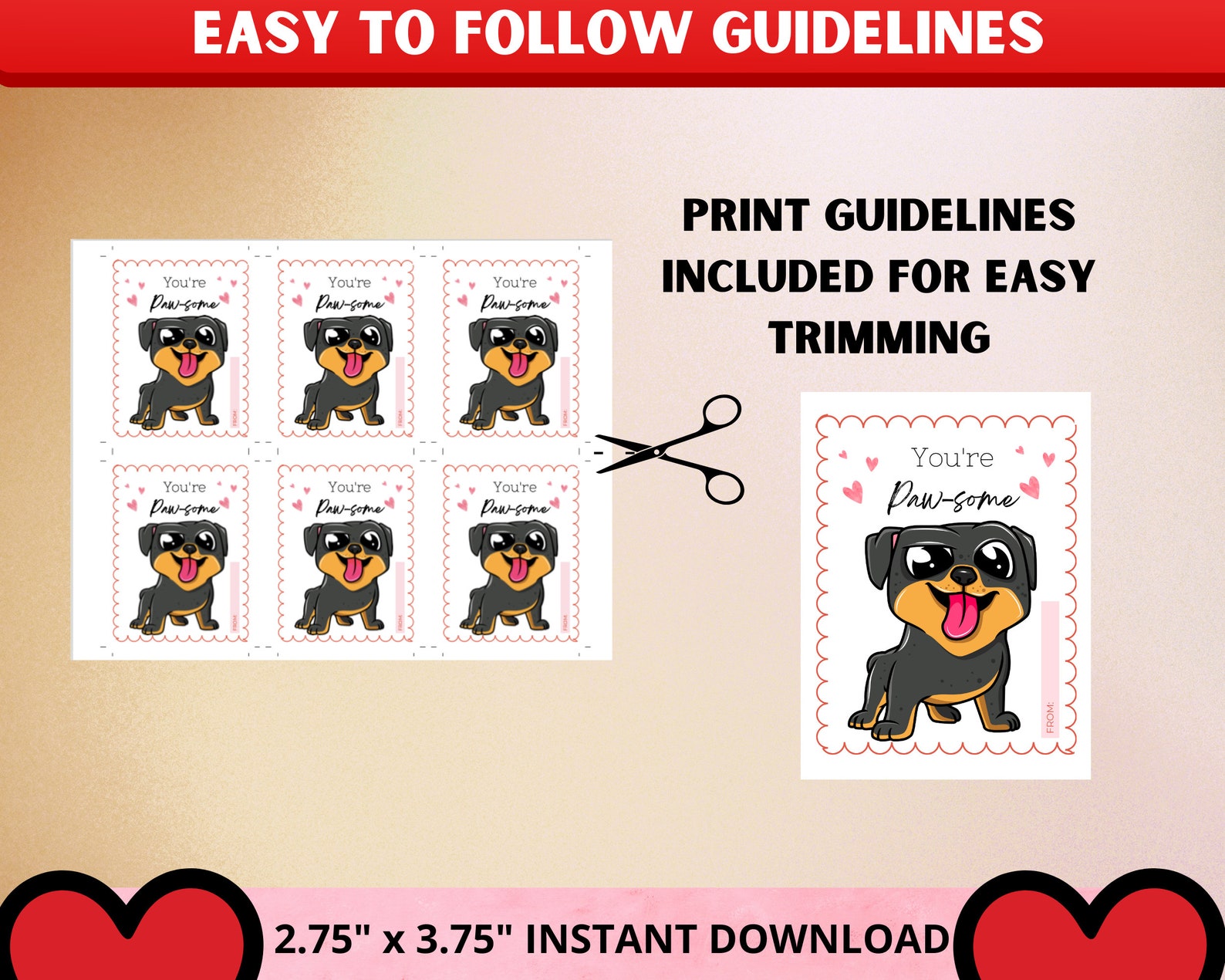 Printable Valentines Card for Kids Zoo Animal Valentines Day | Etsy