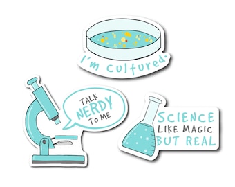 Cute Science Equipment and Disposables Decorative Magnet Set - Etsy