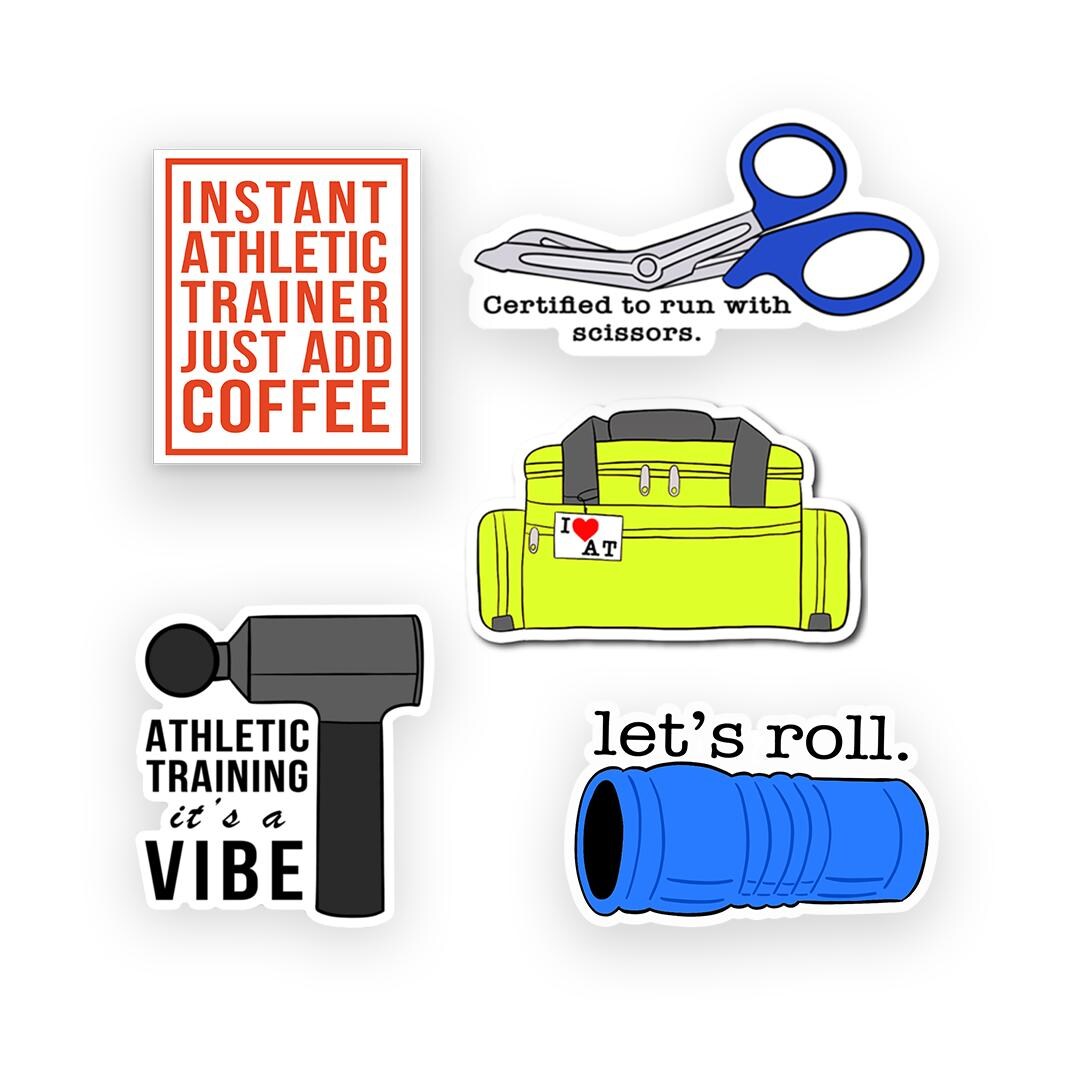 Athletic Training Sticker Pack (II) | Sports Medicine Stickers ...