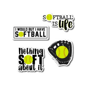 Softball Sticker Pack | Softball Player Stickers | I Love Softball ...