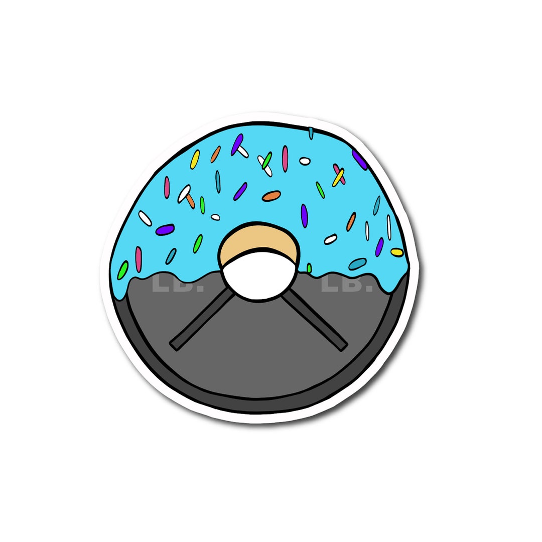 Donuts and Deadlifts Sticker| Lifting Sticker | Gym Sticker | Crossfit Sticker - Etsy