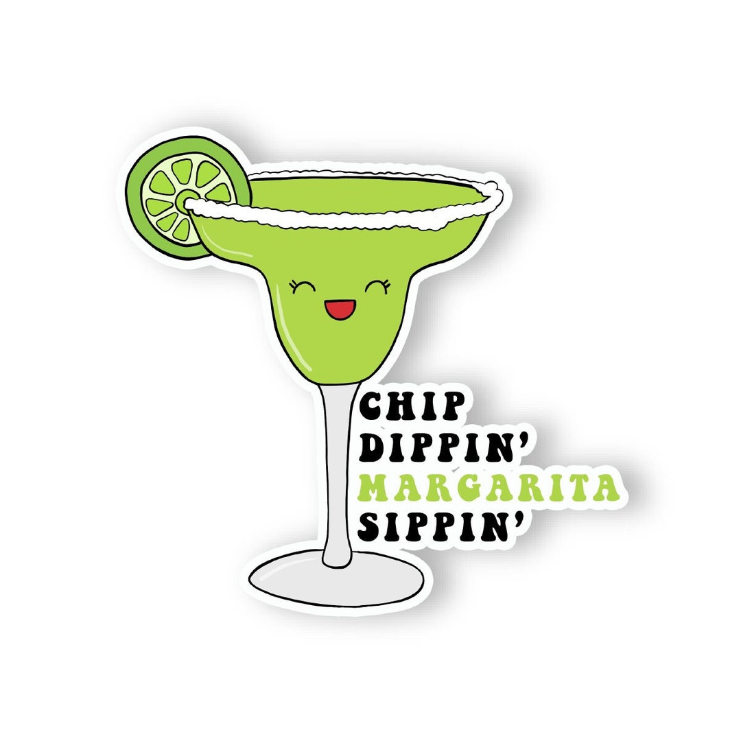 Margarita Sippin' Vinyl Sticker Happy Hour Vinyl Sticker Margarita ...