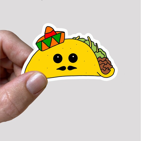 Taco Boi Sticker Taco Sticker Hydroflask Sticker Laptop | Etsy