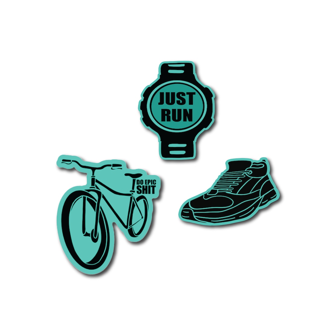 Runner Sticker Pack | Triathlete Stickers | Running Stickers - Etsy