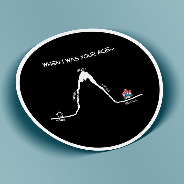 When I Was Your Age - Etsy