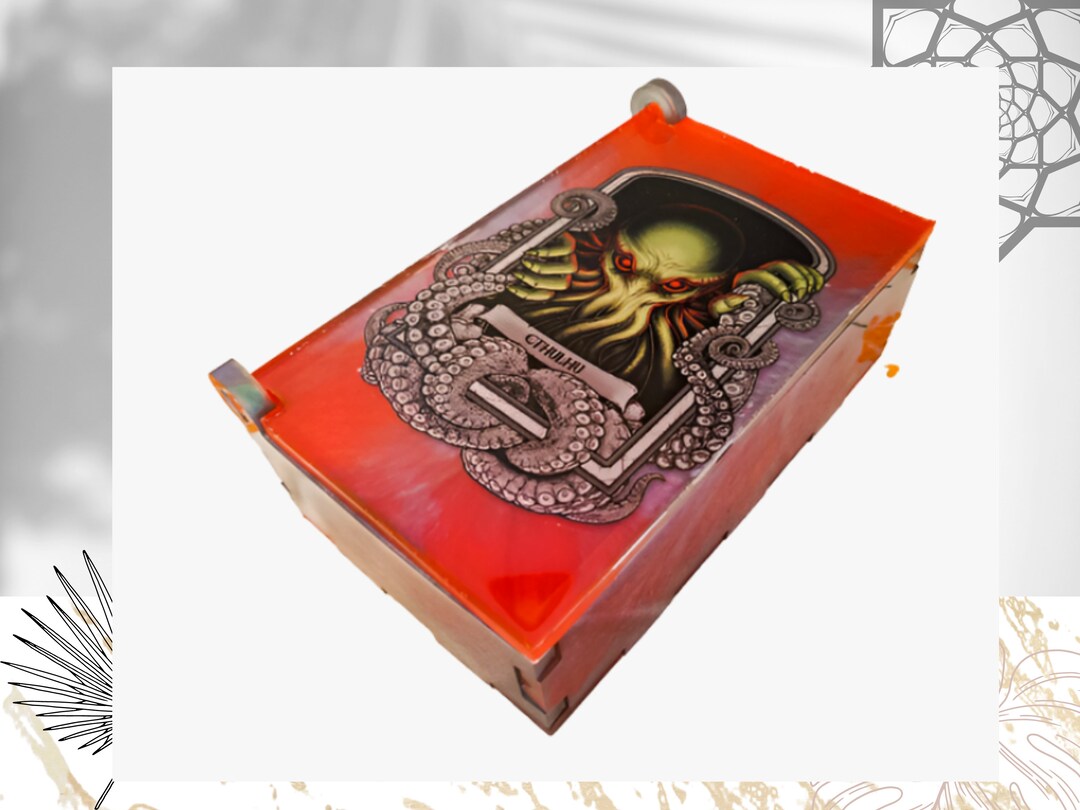 Handmade Resin Cthulhu Lovecraftian Storage Box 8x5x3 - Etsy