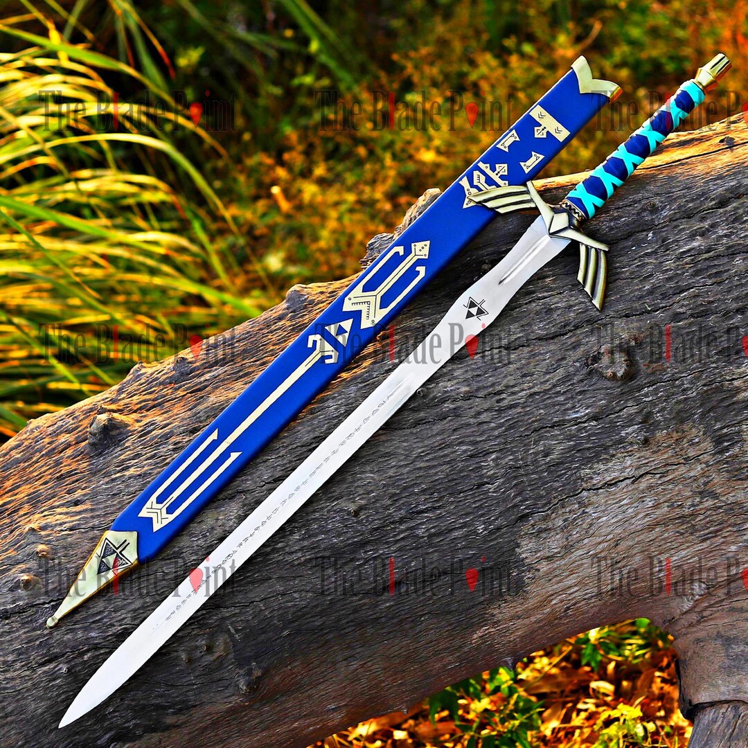 Handmade Fantasy Hero Master Sword Replica | Full-tang Steel Blade Prop ...