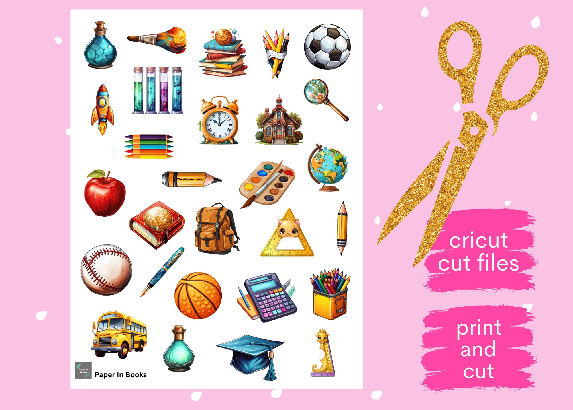 Printable Back to School Stickers, First Day of School Stickers ...