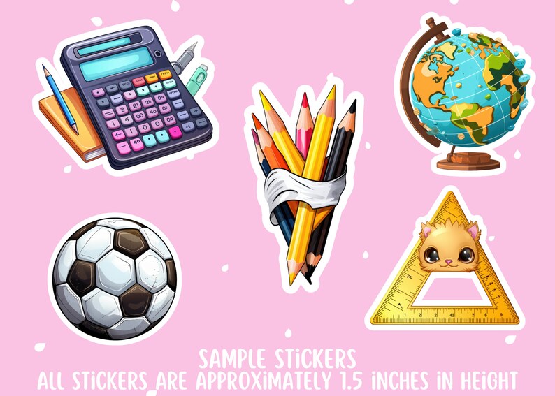 Printable Back to School Stickers, First Day of School Stickers ...