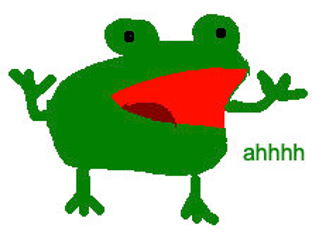 Froggy Man Ms Paint Boy - Etsy