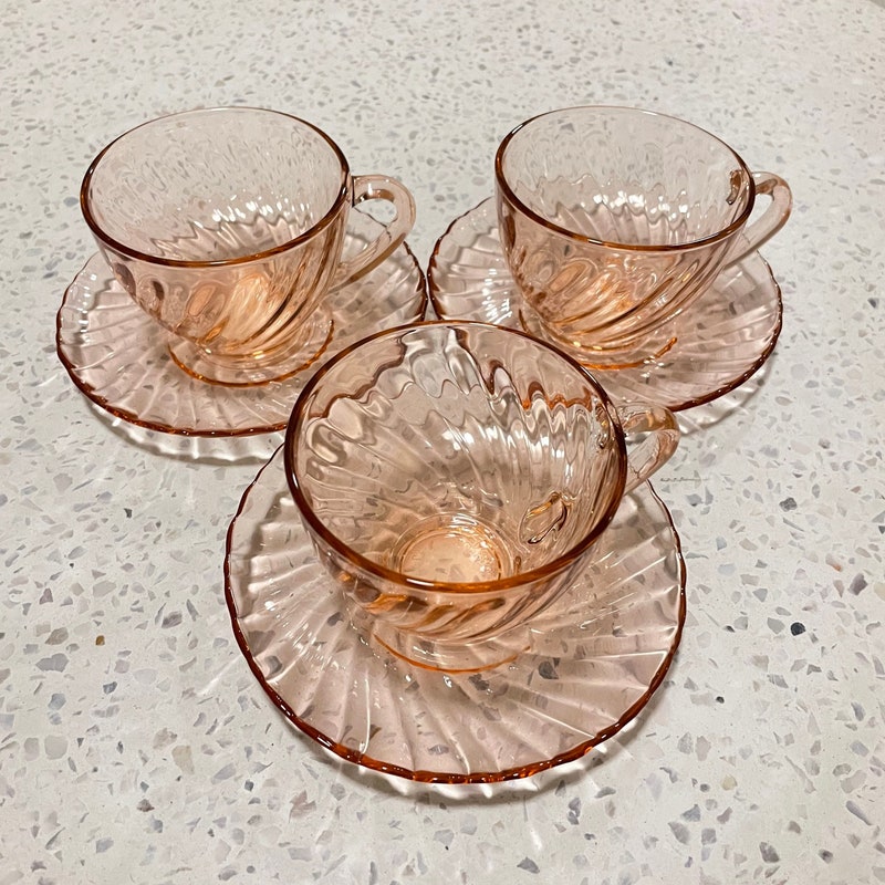 Glass Tea Cups - Etsy