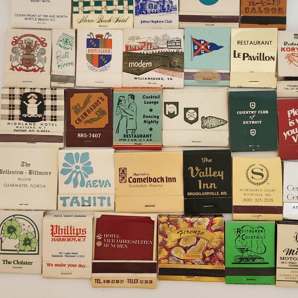 Vintage Matches - Etsy