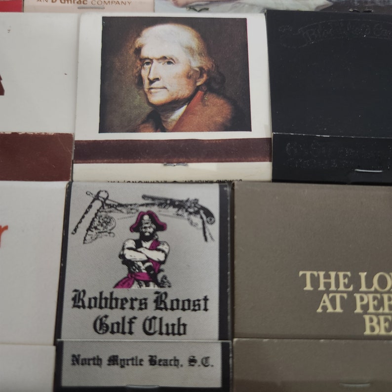 30 Vintage Matchbooks Vintage Matches Collectible Ephemera Tobacciana ...