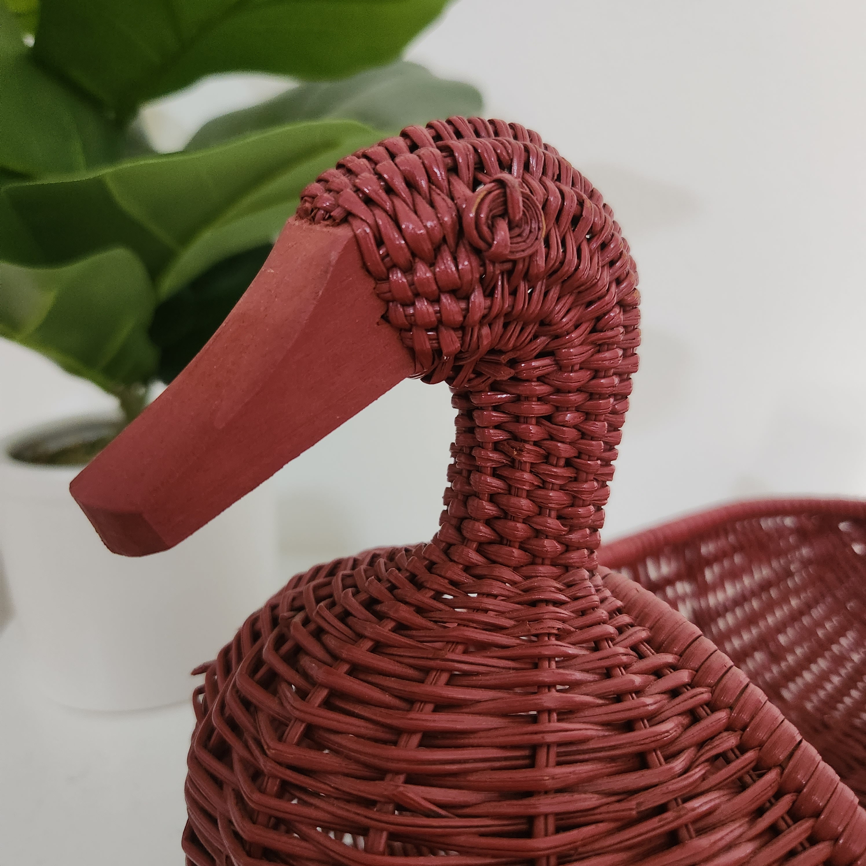 Pink Rattan Duck Vintage Wicker Cottagecore Grandmilennial FREE ...