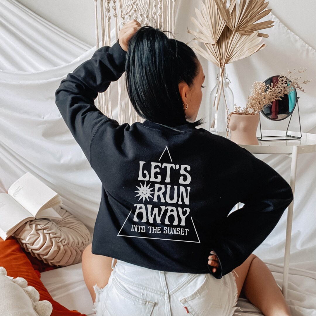 Let's Run Away Graphic Tee SVG - PNG and DXF. Graphic T-shirt Svg, Svg ...