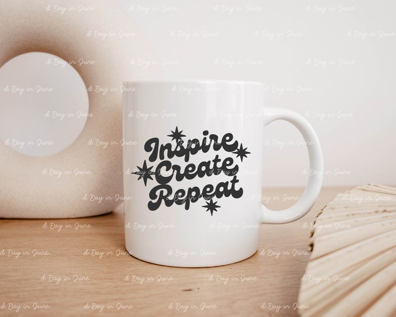 Inspire Create Repeat Crafting SVG - PNG and DXF Included. Craft Room ...