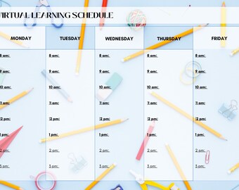 Homeschool Planner Homeschool Printable Homeschool Schedule - Etsy