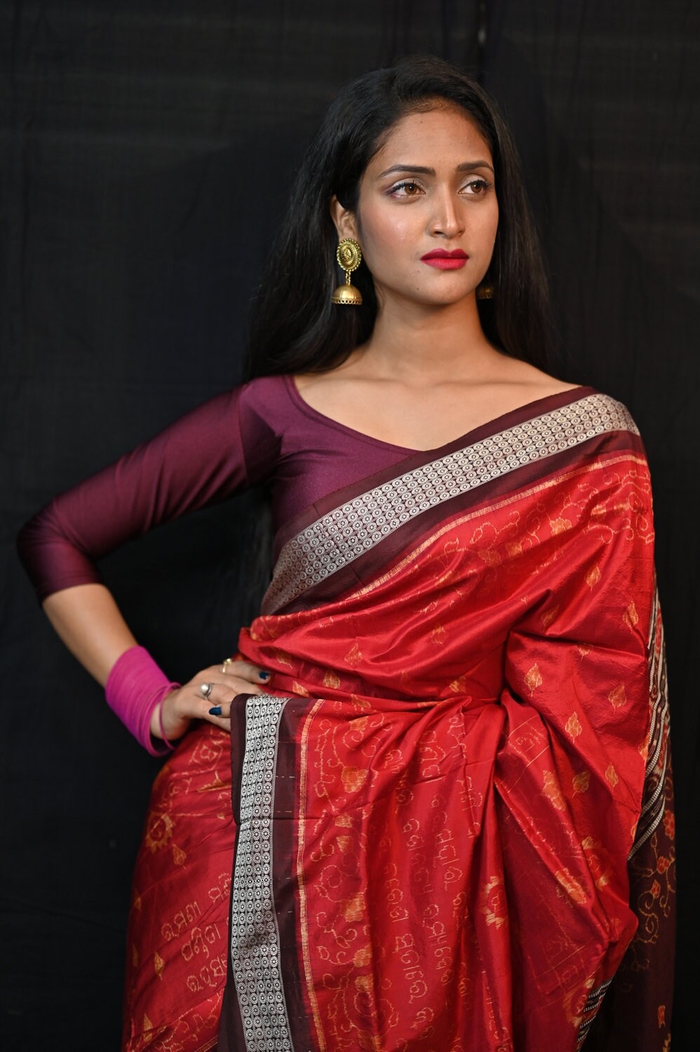 Handloom Odisha Ikat Silk Saree | Sambalpuri Tribal Motifs - Etsy