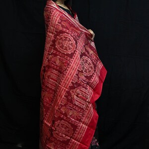 Black Mahula Benta Odisha Ikat Sambaluri Silk Saree-odisha Weaves ...