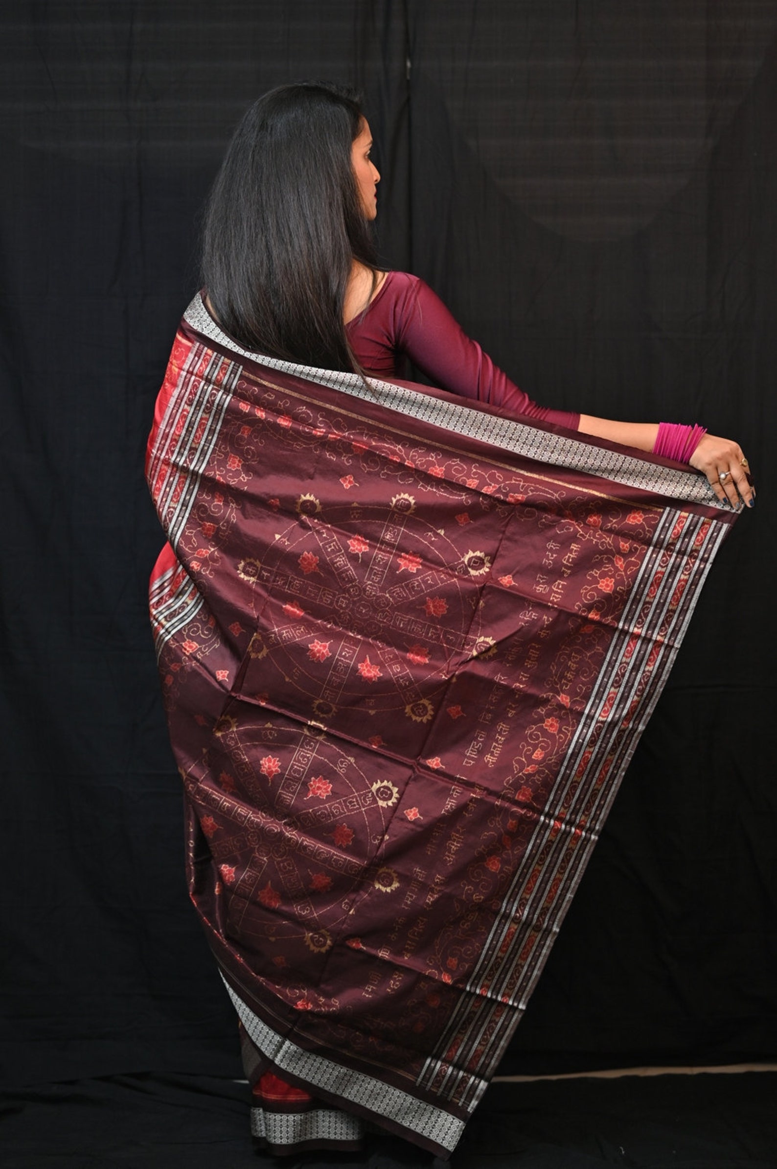 Handloom Odisha Ikat Silk Saree | Sambalpuri Tribal Motifs - Etsy