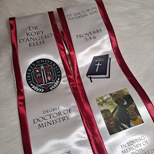Custom Stoles for Graduation - Etsy
