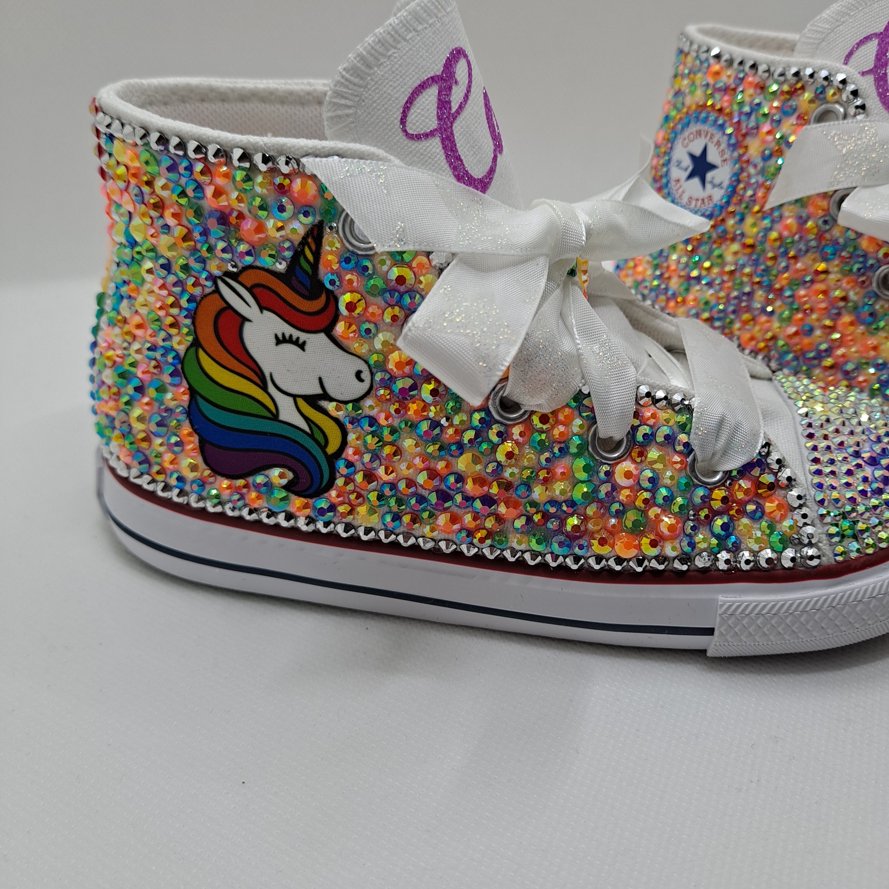 Custom Blinged Out Converse for Kids - Etsy