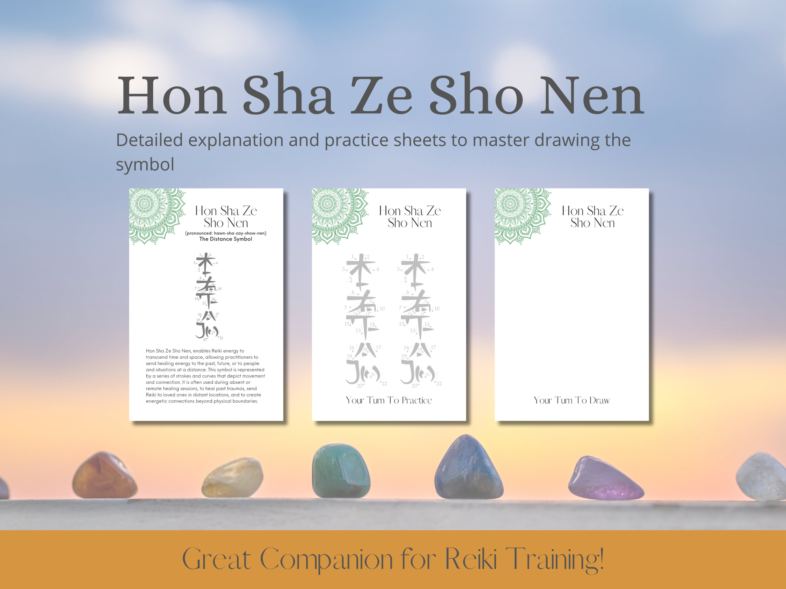 Hon Sha Ze Sho Nen Reiki Reiki Healing Reiki Symbols Reiki Crystal ...