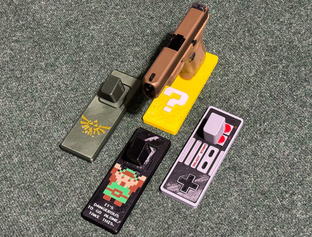 Pistol Stand - Nintendo - Zelda - Link - NES - Mario - Question Block ...