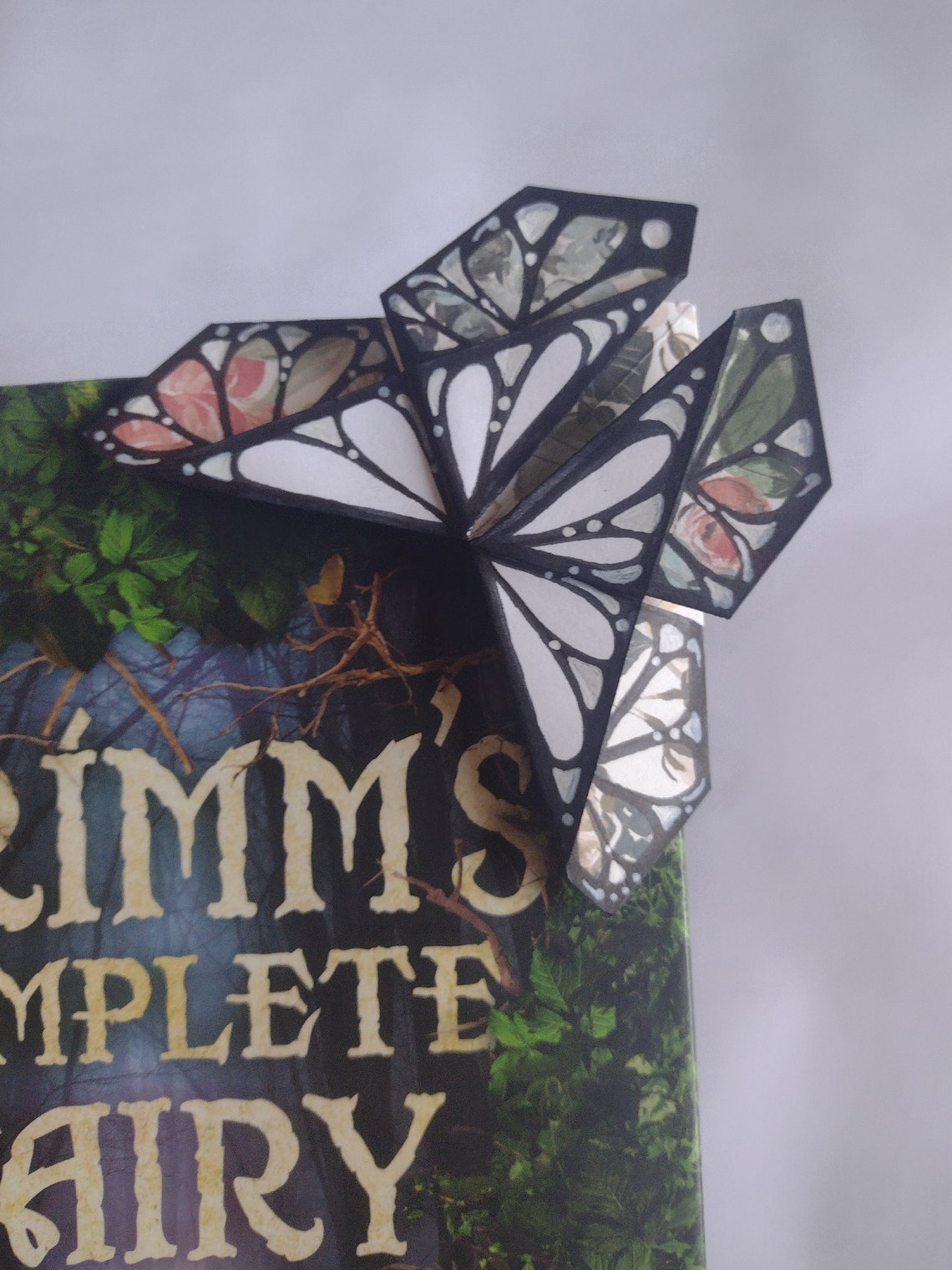 Paper Origami Butterfly Corner Bookmark Choose Your Own - Etsy