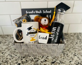 Graduation Gift Basket - Etsy