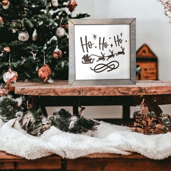 Wooden Ho Ho Ho Signs - Etsy