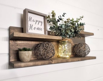 Rustic Wall Shelf | Etsy