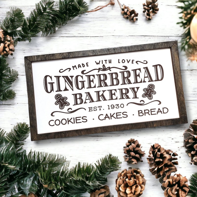 Christmas Bakery Sign - Etsy