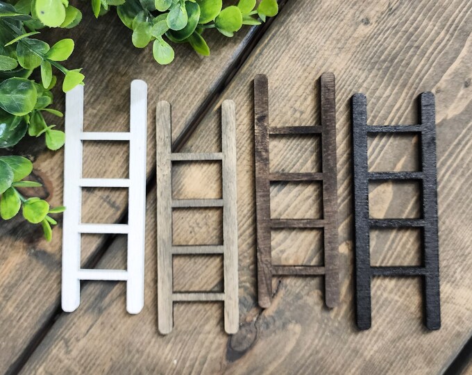 Mini Wooden Ladder Tiered Tray Decor Farmhouse Decor Rustic - Etsy