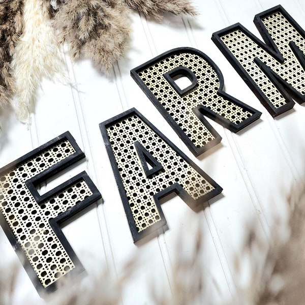 Farmhouse Letters - Etsy