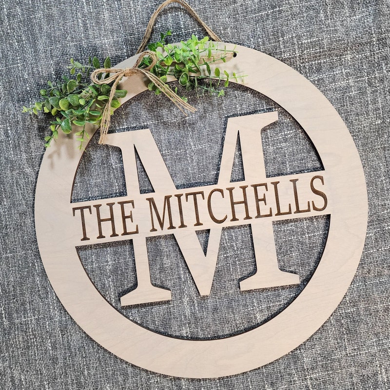Wood Monogram - Etsy
