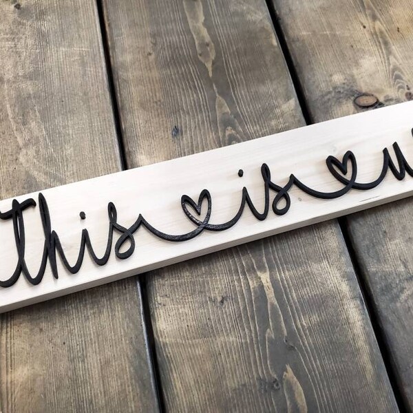 Free Standing Farmhouse Bathroom Signs - Etsy