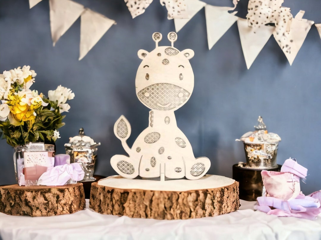 Baby Giraffe Sign, Boho Giraffe, Cane Wicker, Animal Cut Outs, Boho ...