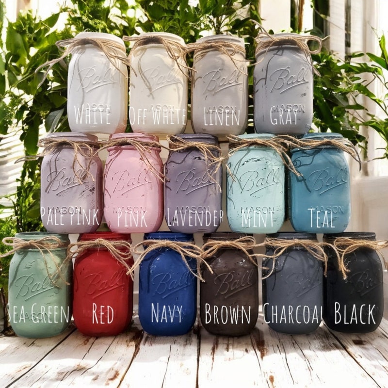 Rustic Mason Jars - Etsy