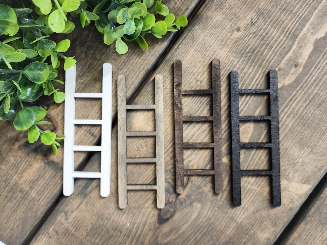 Tier Tray Mini Ladders Wood Ladder Tray Decor Tier Tray - Etsy