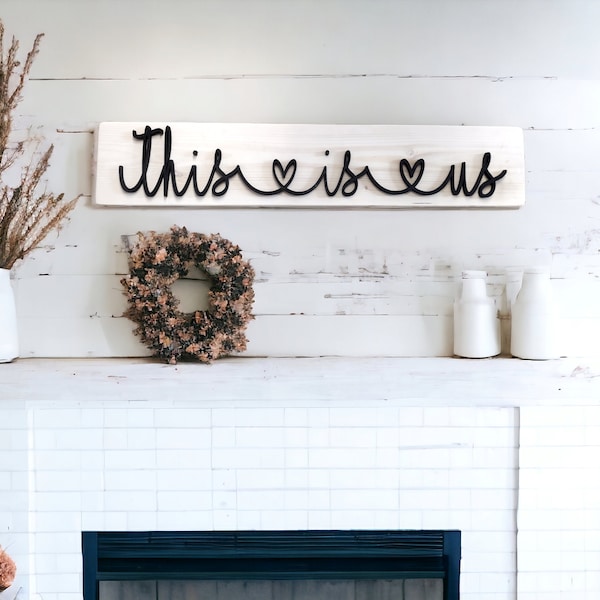 Wooden Cursive Standing Sign - Etsy