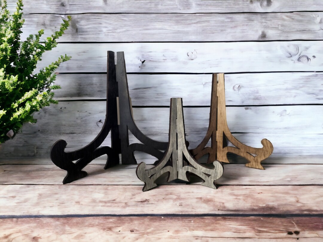 Wood Sign Stands for Small Sign, Small Easel Sign Stands, Tier Tray ...