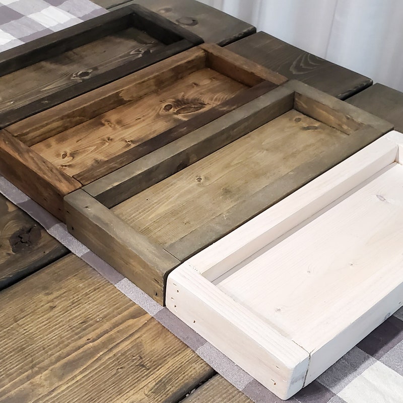 Shallow Wood Box - Etsy