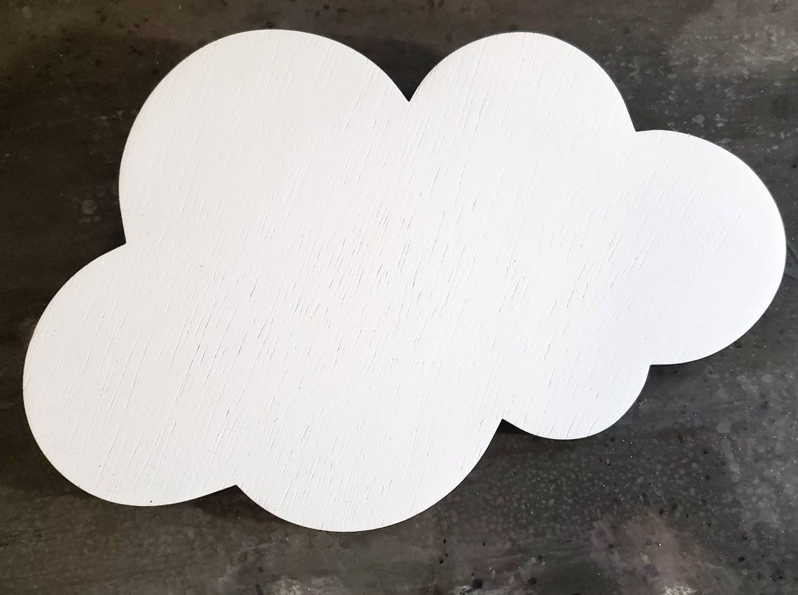 Baby Nursery Clouds Wooden Cloud Sign Set Nursery Cloud | Etsy