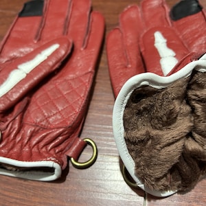Real Deerskin Halloween Bike Riding Leather Touch Screen Gloves - Etsy