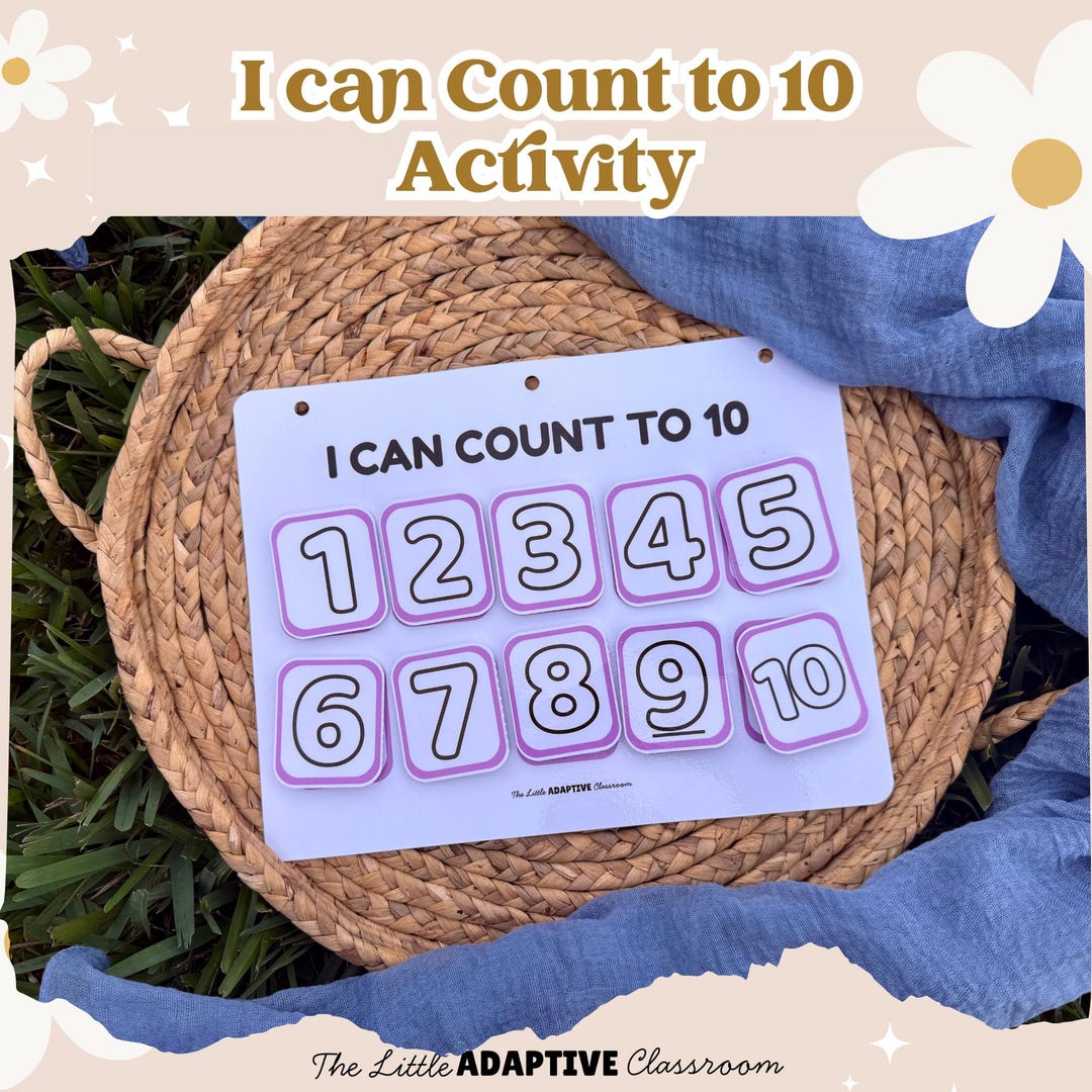 Toddler Counting Activity | Number Recognition, Fine Motor Learning ...