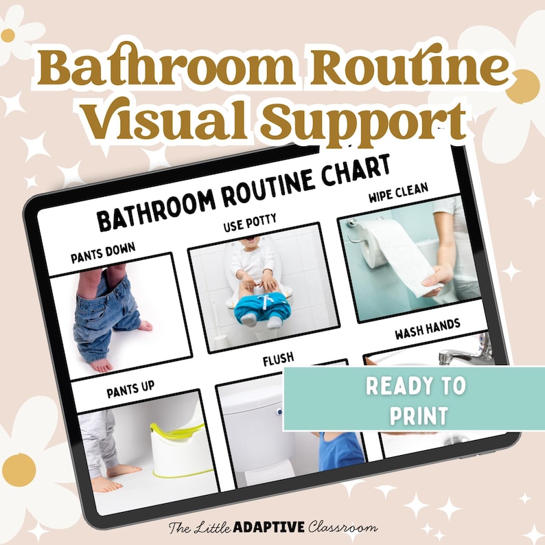 Potty Training Chart: Real Photo Visual Aid for Toddlers (digital ...