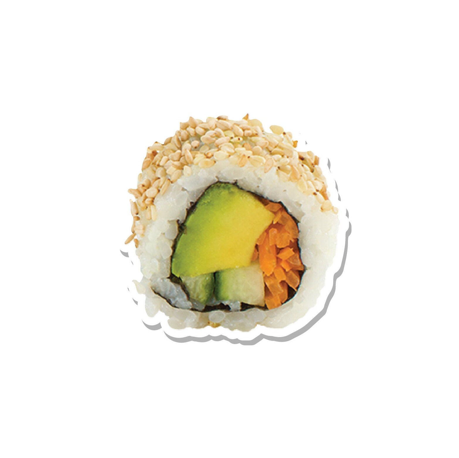 California Sushi Roll Stickers - Etsy