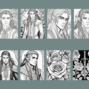 ELVES || 16 Printable Coloring Book Pages - Etsy